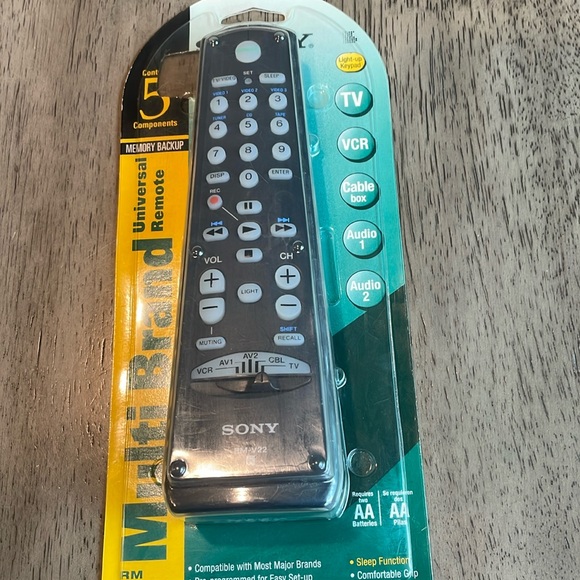 Sony | Other | Sony Rm V22 Multi Brand Universal Remote | Poshmark